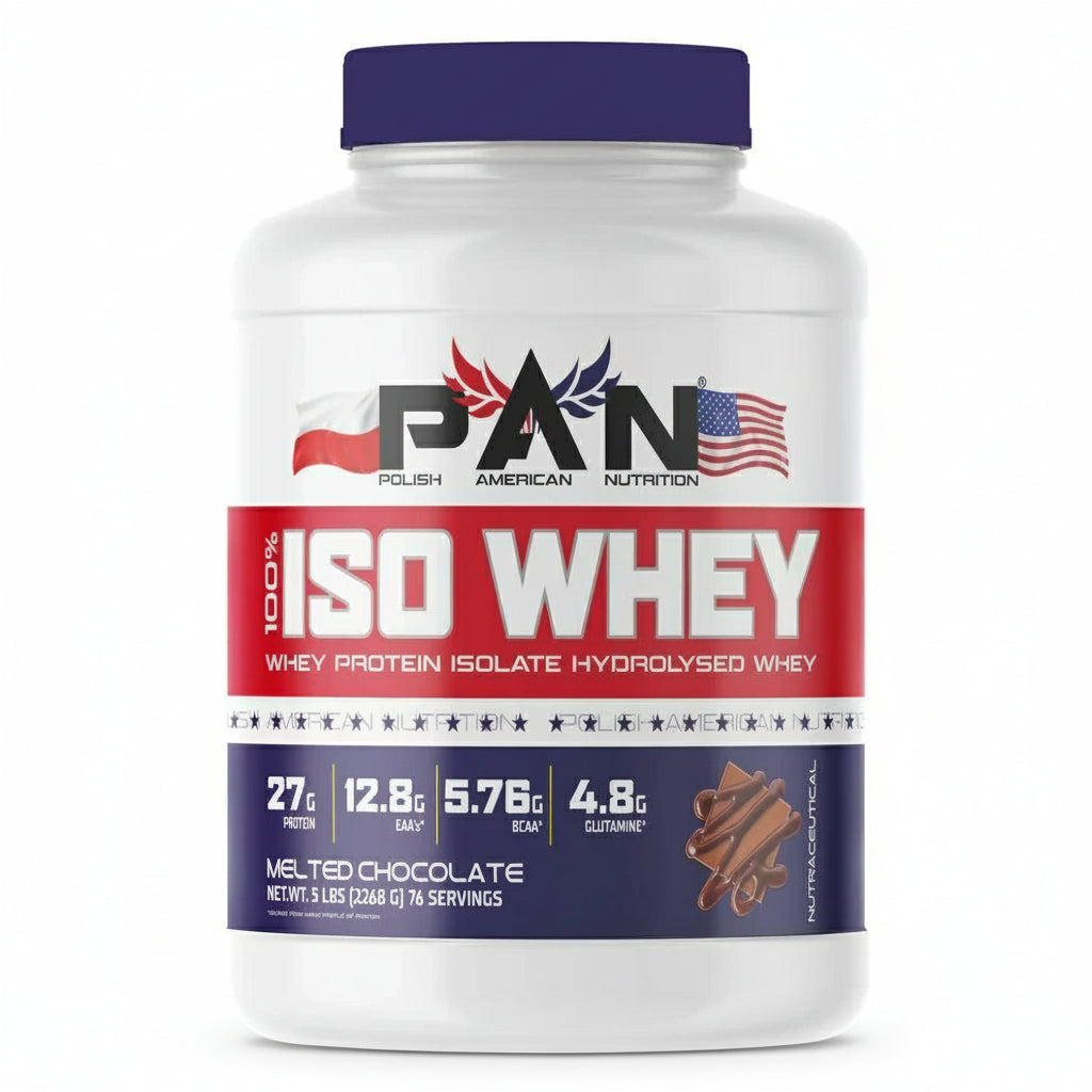 PAN Nutrition 100% Whey Protein Isolate 5Lbs-26g-76 Serving-Chocolate ...
