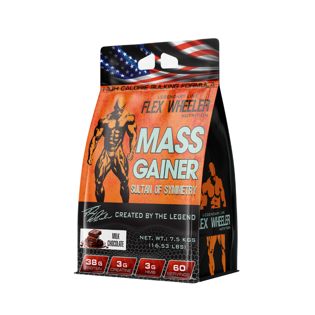 Flex Wheeler Mass Gainer Bag 7.5kg-Chocolate-For Lean Muscle Mass 16Lb ...
